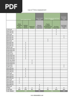 7 Use of Time 5 Day Calculator | PDF | School Counselor | Spreadsheet