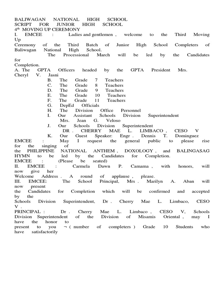 Script Moving Up | PDF