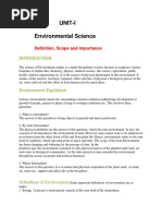 BCA 1ST END SEM Unit 1 EVS | PDF | Sustainability | Earth Sciences