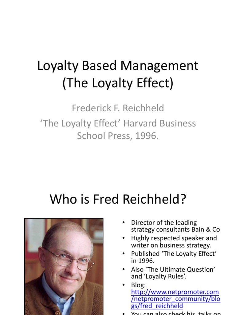 Loyalty Based Management (The Loyalty Effect) | PDF | Employment | Pricing