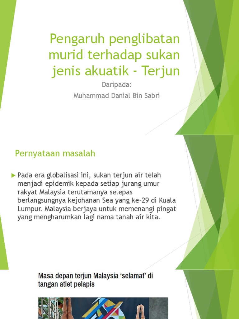Pengaruh Penglibatan Murid Terhadap Sukan Jenis Akuatik | PDF