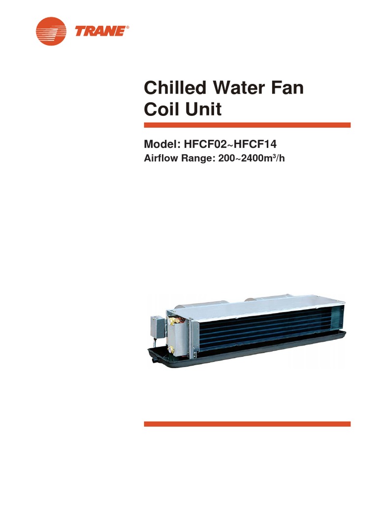Fcu Trane Print | PDF | Electromechanical Engineering | Hvac