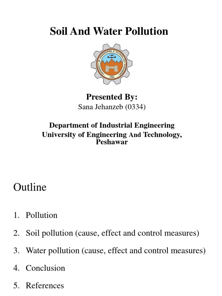 Soil and Water Pollution | PDF | Water Pollution | Pollution