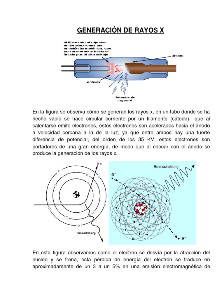 Generación y Difracción de Rayos X | PDF | Rayo X | Cristalografía de rayos X