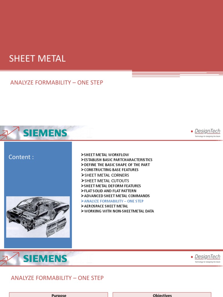 Sheet Metal: Analyze Formability - One Step | PDF | Sheet Metal ...