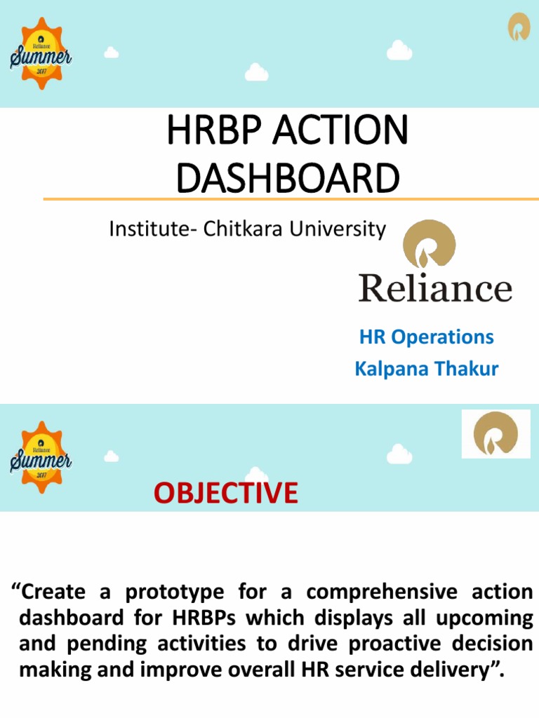 HRBP Action Dashboard Prototype Guide | PDF | Business