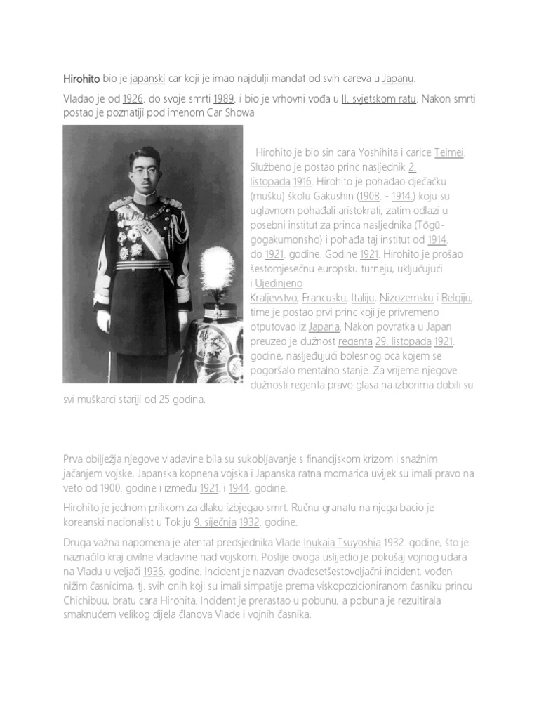 Hirohito | PDF
