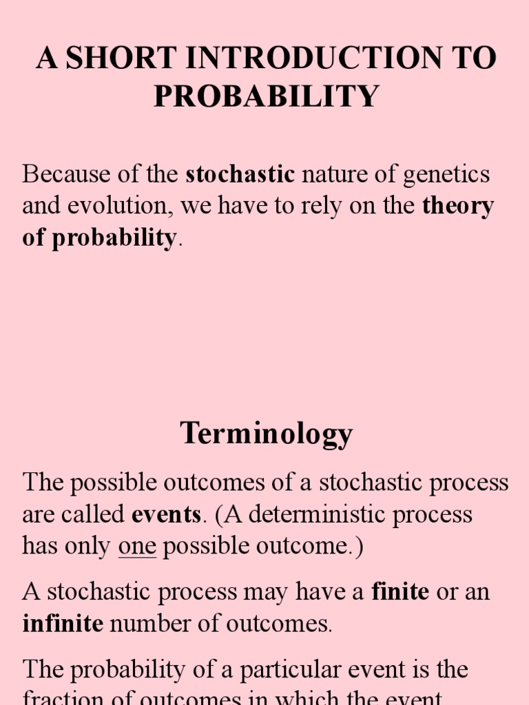 A Short Introduction To Probability | PDF | Probability Distribution ...