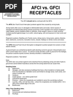 Ontario AFCI and GFCI Requirements | PDF | Electrical Wiring ...
