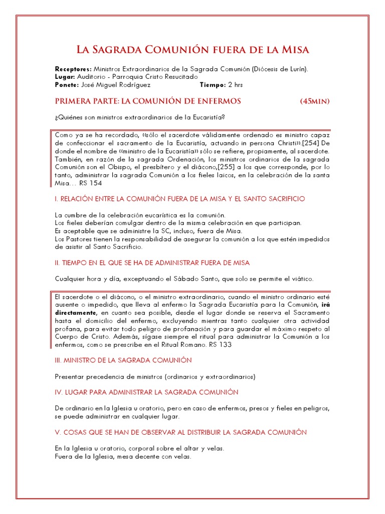7 Pasos para El Discernimiento Vocacional 487 | PDF | eucaristía | Misa ...