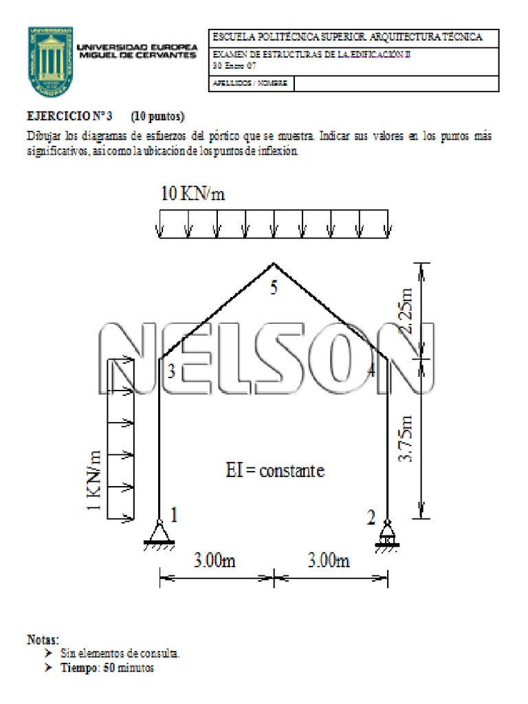 Cálculo Manual Pórtico Isostático A Dos Aguas | PDF