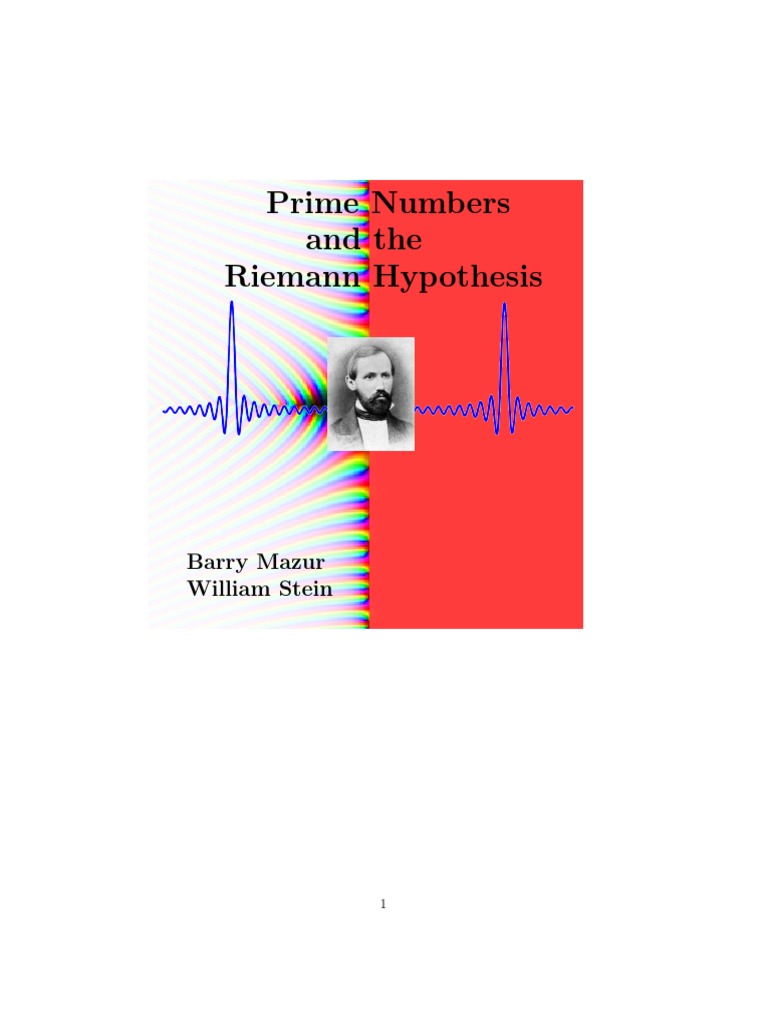 Mazur Barry Prime Numbers And The Riemanns Hypothesis Pdf Pdf Prime Number Numbers