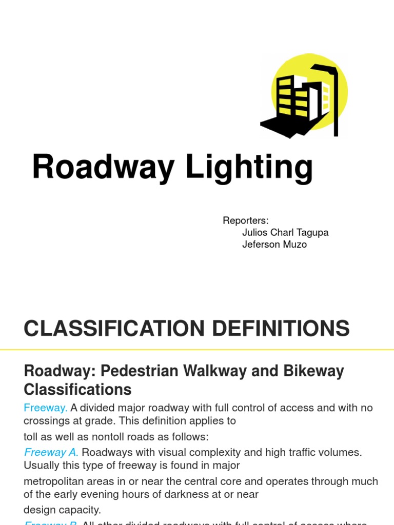Roadway Lighting Report | PDF | Controlled Access Highway | Lighting