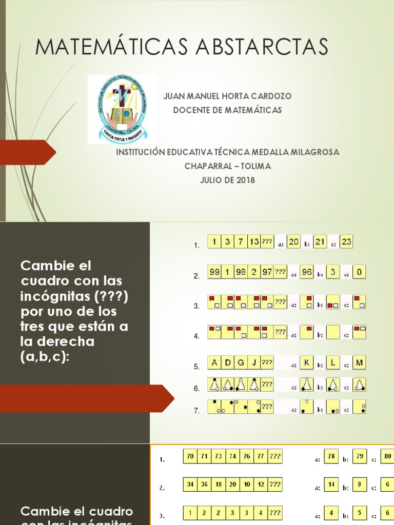 Matemáticas Abstarctas | PDF