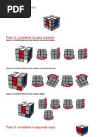 Solución Cubo Rubik 4x4 Paso a Paso | PDF | Algoritmos | Science