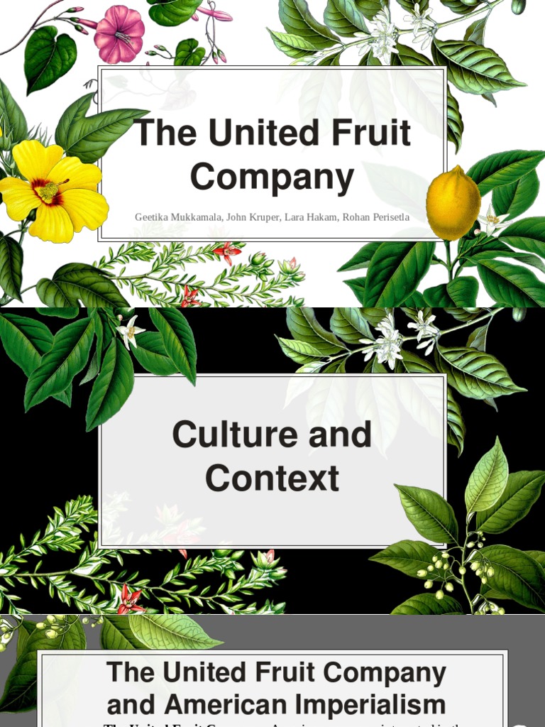 1st P. 'The United Fruit Company' | PDF | Chile | Communism
