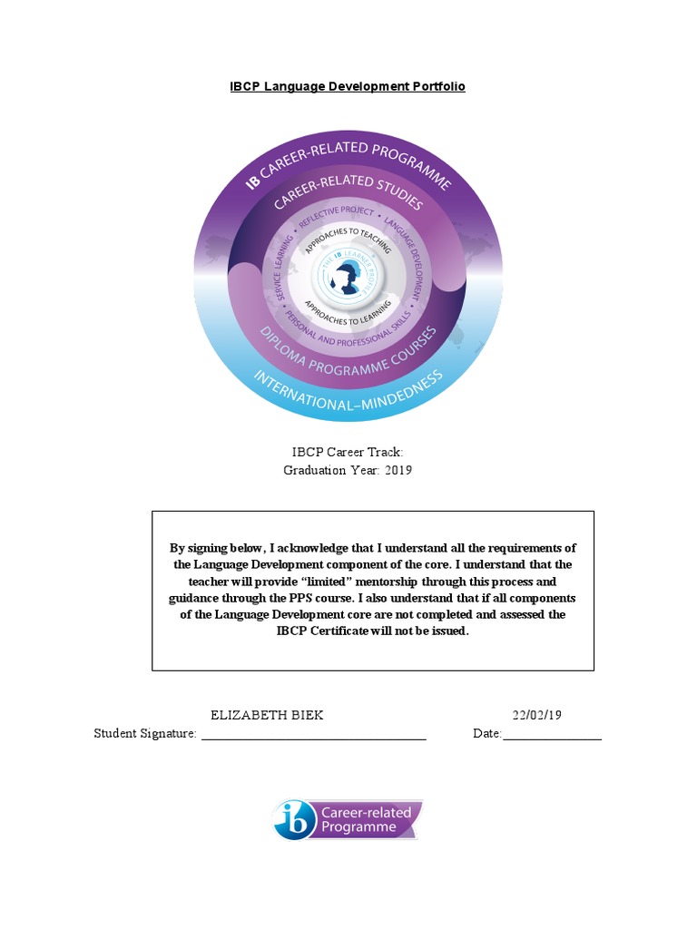 IBCP Language Development Guide | PDF | Language Development | Reading ...