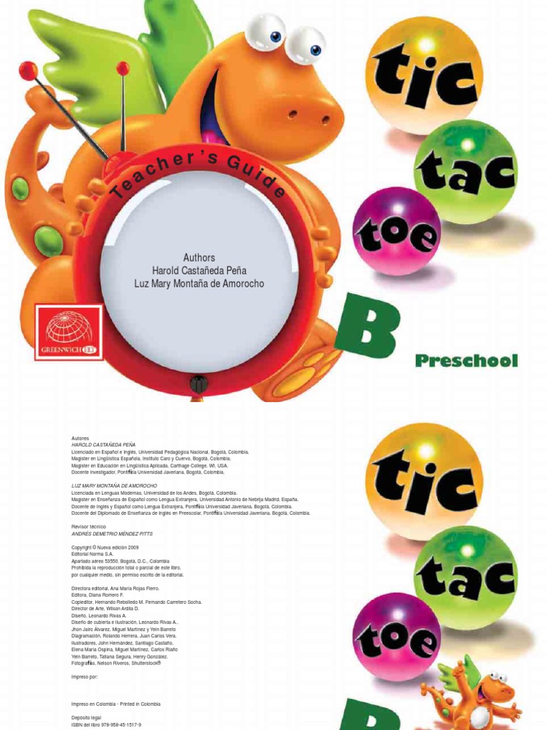 Tic Tac Toe Portfolio B Teacher's Guide PDF | PDF | Educación de la ...
