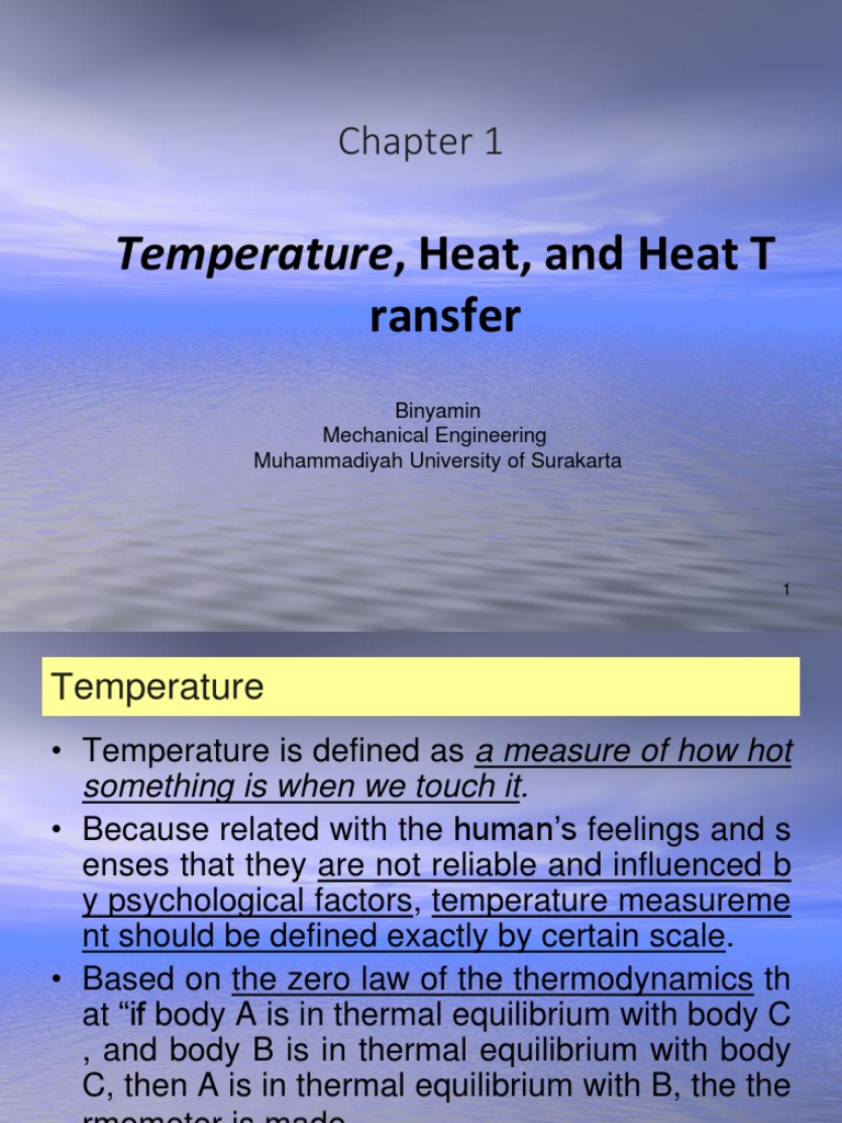 Temperature, Heat, and Heat T: Ransfer | PDF | Latent Heat | Heat