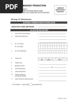 5 - Contoh Borang Penilaian Temuduga | PDF