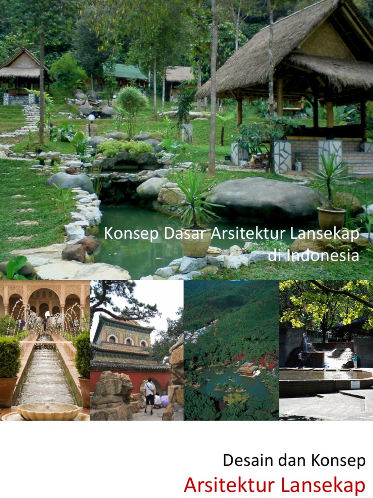 Desain Konsep Arsitektur Lansekap | PDF