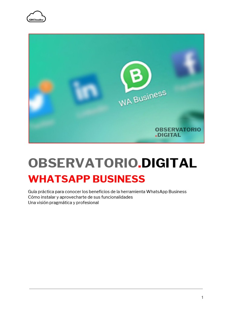 Ebook WhatsApp Business | PDF | Comercio electrónico | Marketing