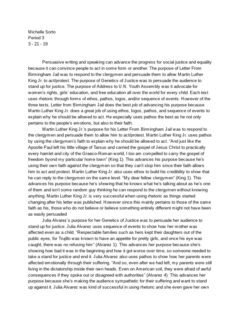 Rhetorical Analysis Essay Outline | PDF | Logos | Rhetoric