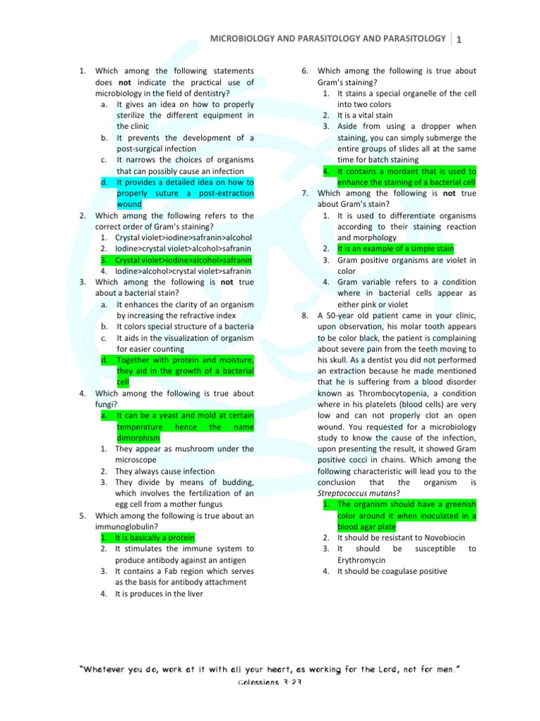 Microbiology 1000 | PDF | Staphylococcus | Bacteria