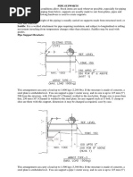 Calculation of Pipe Support | PDF | Beam (Structure) | Bending