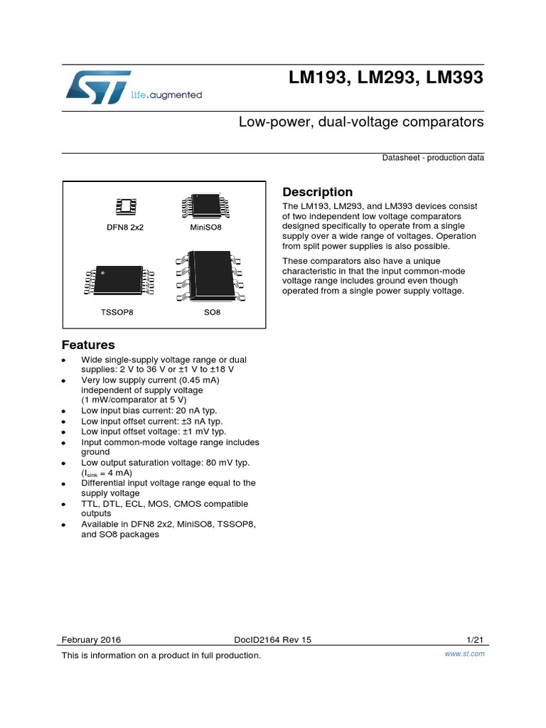 lm393 PDF | PDF | Electrical Engineering | Electronics