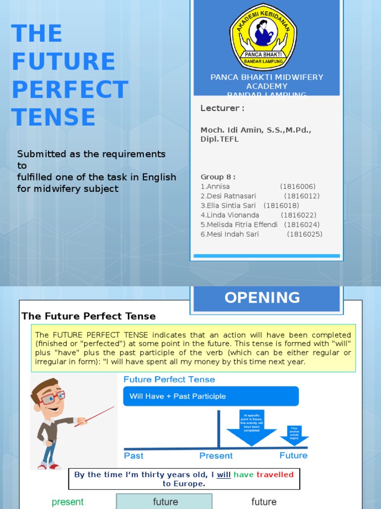 Future Perfect Tense Overview and Examples | PDF | Grammatical Tense ...