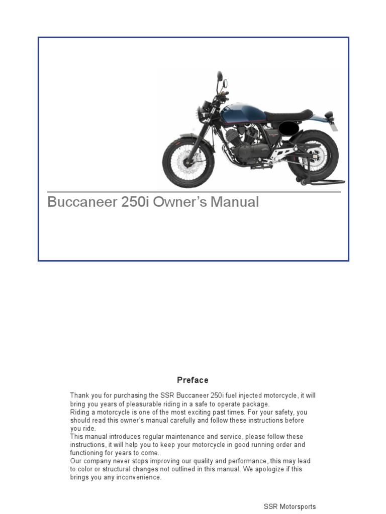 Buccaneer Owners Manual | PDF | Transmission (Mechanics) | Tire