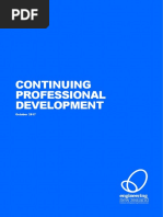 Continuing Professional Development Standard | PDF | Professional Development