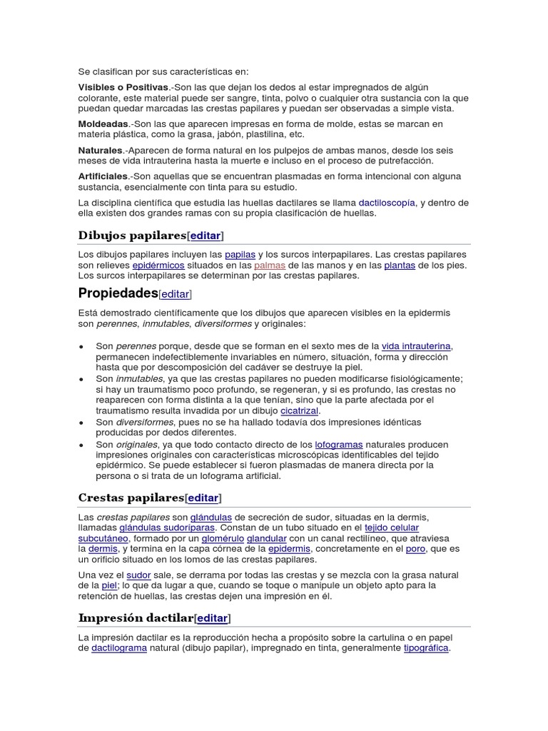 La identificación de personas a través del análisis de huellas ...