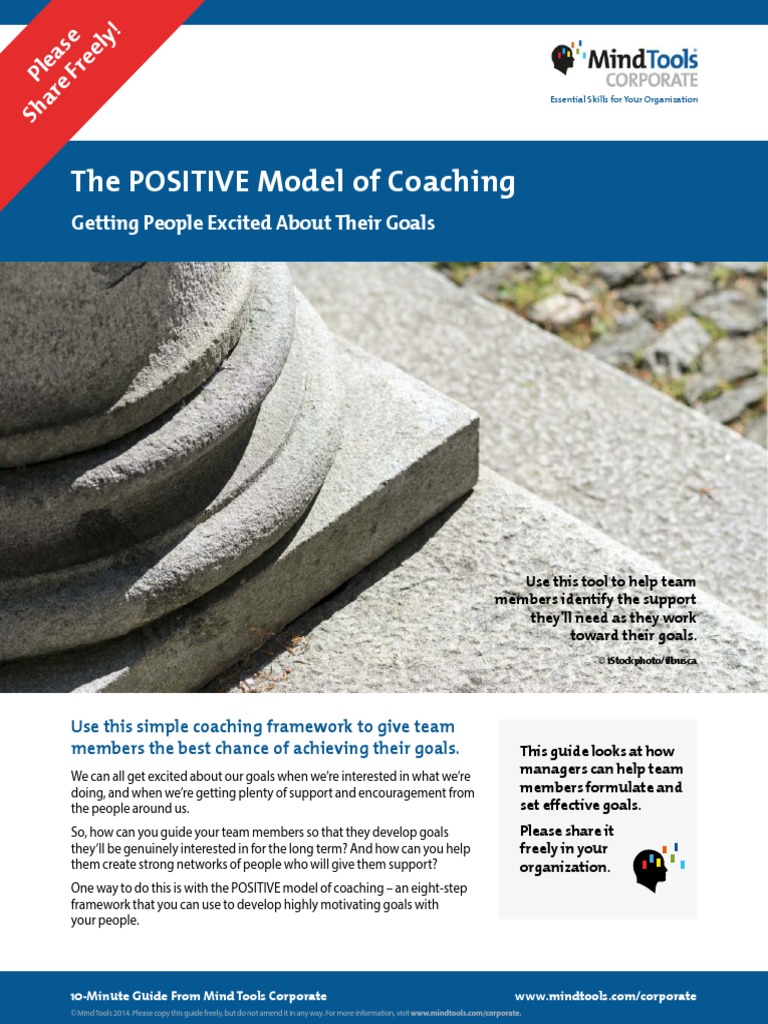 Positive Model of Coaching | PDF | Goal | Epistemology