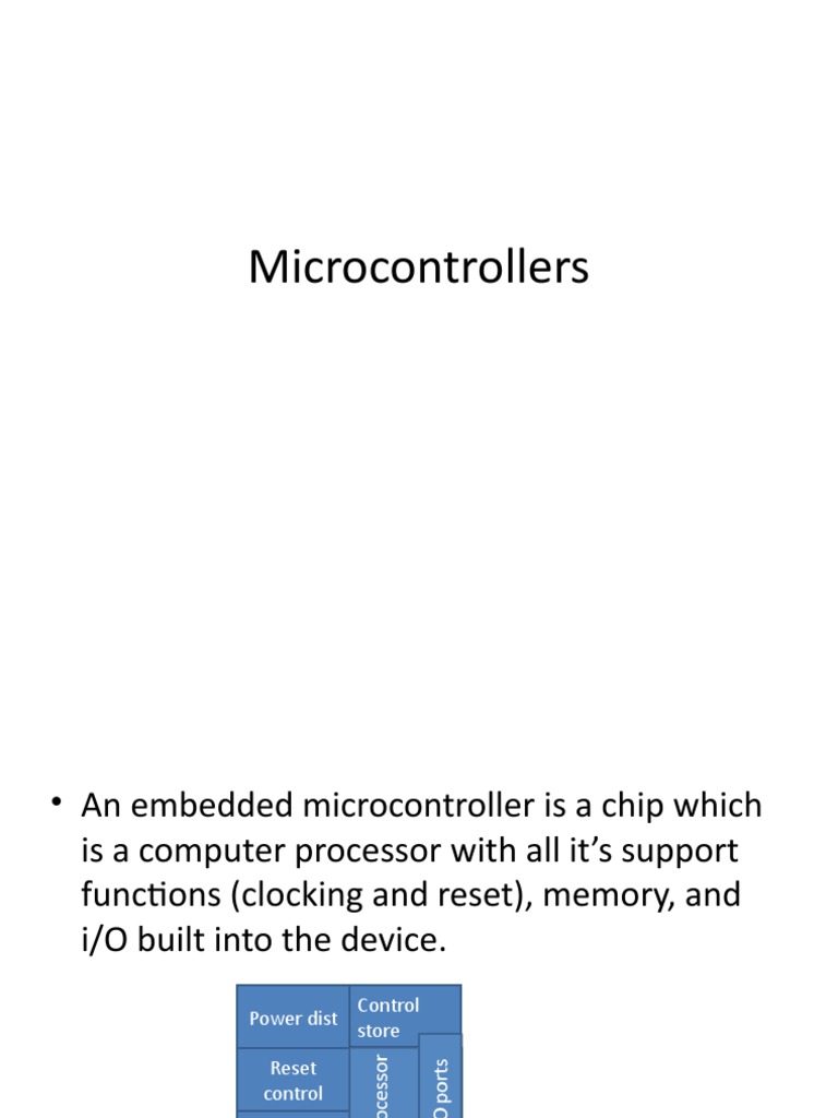 8051 Microcontrollers - 1 | PDF | Microcontroller | Random Access Memory