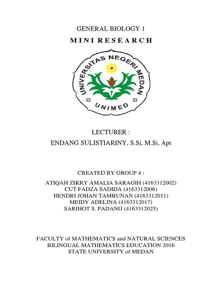 Mini Research Report | PDF | Vegetation | Ecosystem