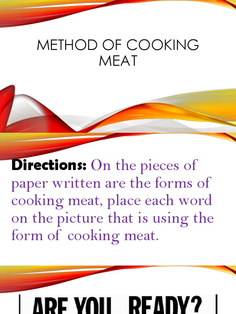 Methods of Cooking Meat | PDF | Grilling | Roasting