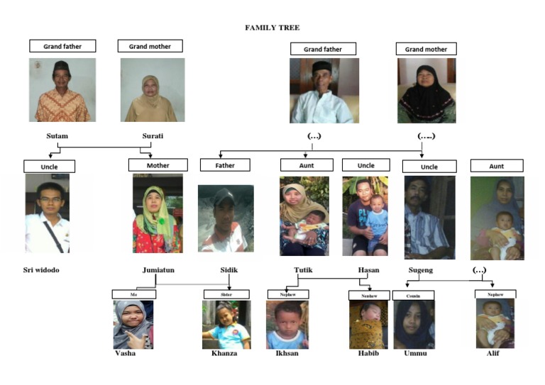 3-Generation Family Tree Overview | PDF
