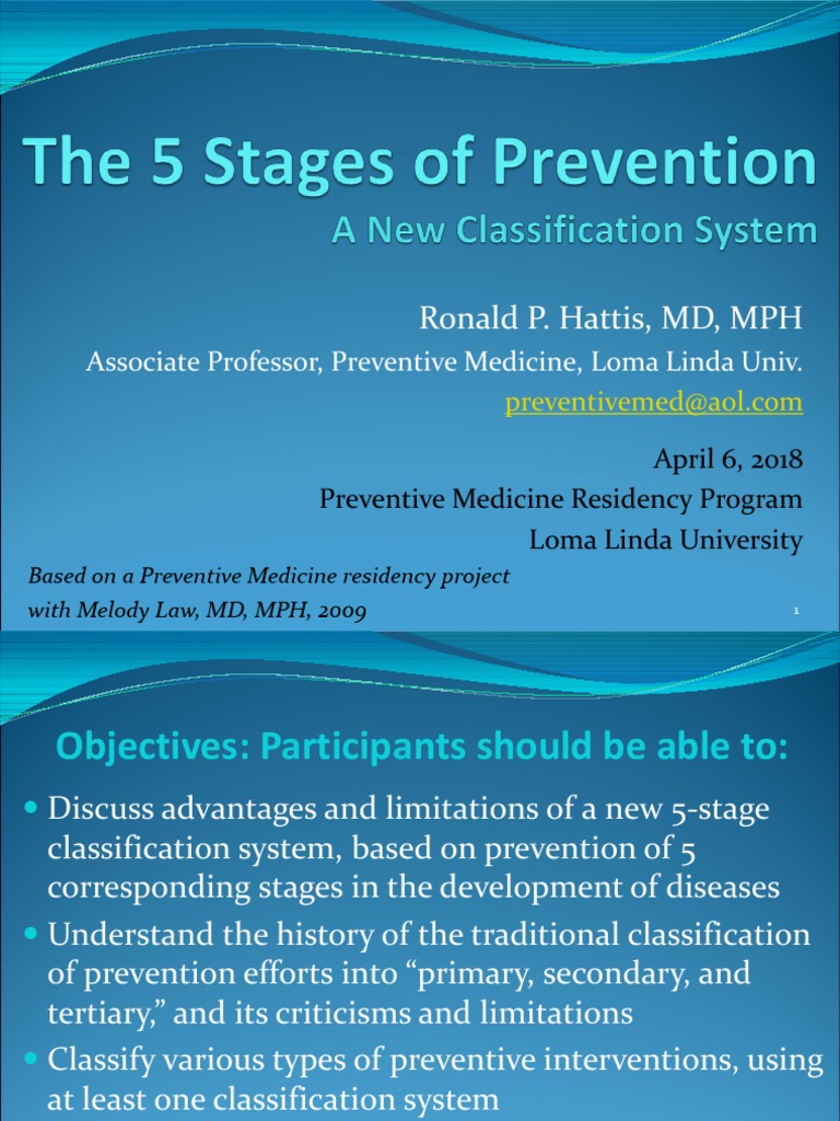 The Five Stages of Prevention A New para PDF | PDF | Infection | Hiv/Aids