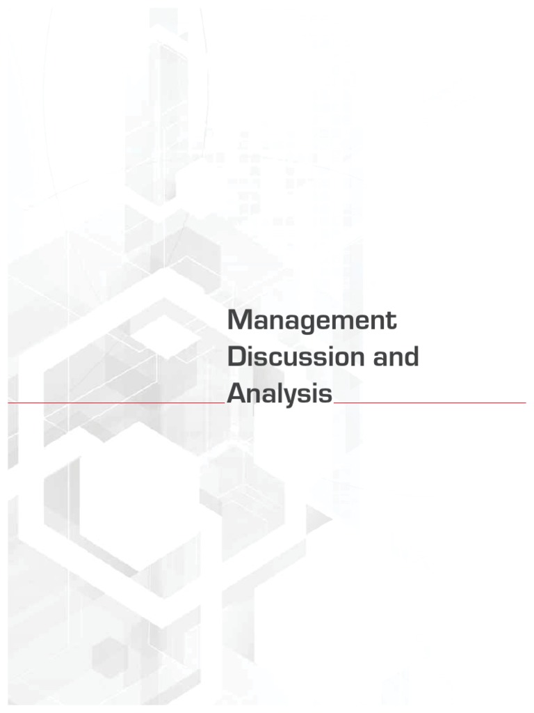 Management Discussion and Analysis | PDF | Car | Taxes