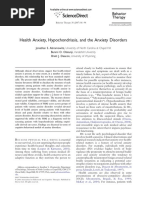 Health Anxiety Inventory (HAI-18) Guide | PDF | Applied Psychology ...