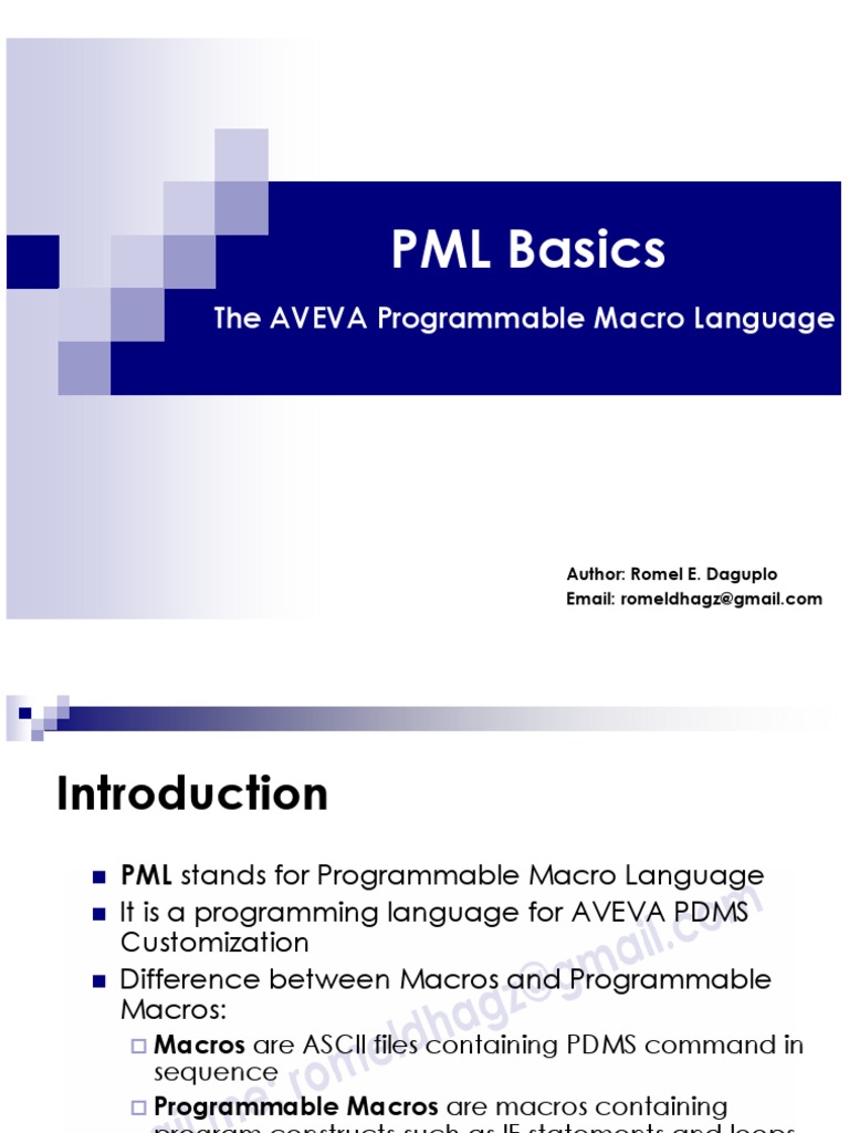 PML Basics | PDF | Method (Computer Programming) | Subroutine