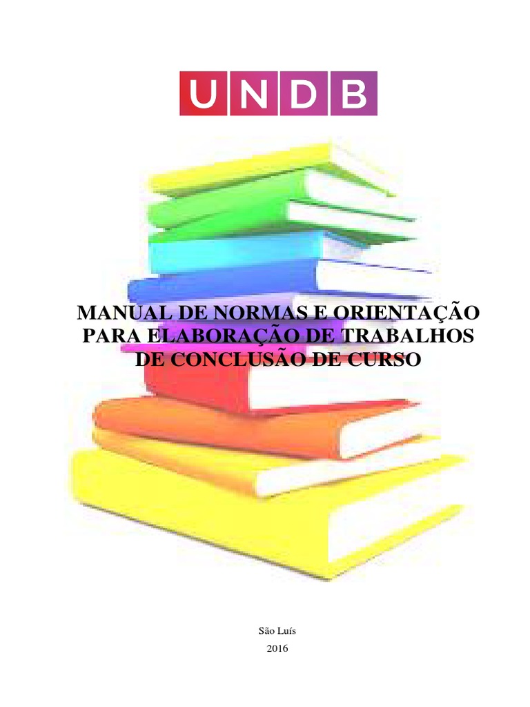 Manual de Normalização Undb - Revisado | PDF | Citação | Pós-graduação