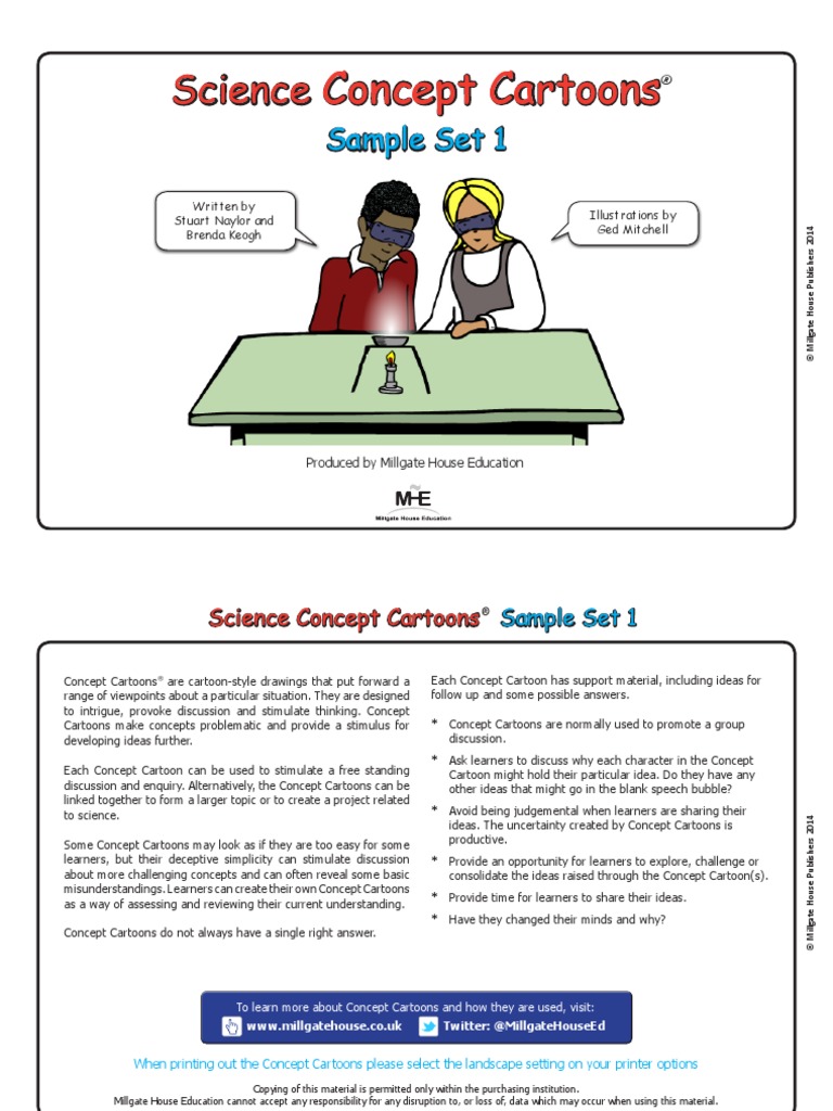 Science Concept Cartoons Condensation PDF | PDF | Water Vapor ...