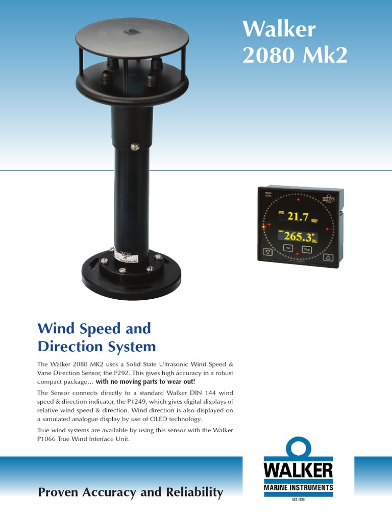 08-3471 Walker 2080 Mk2 PDF | PDF | Sensor | Accuracy And Precision