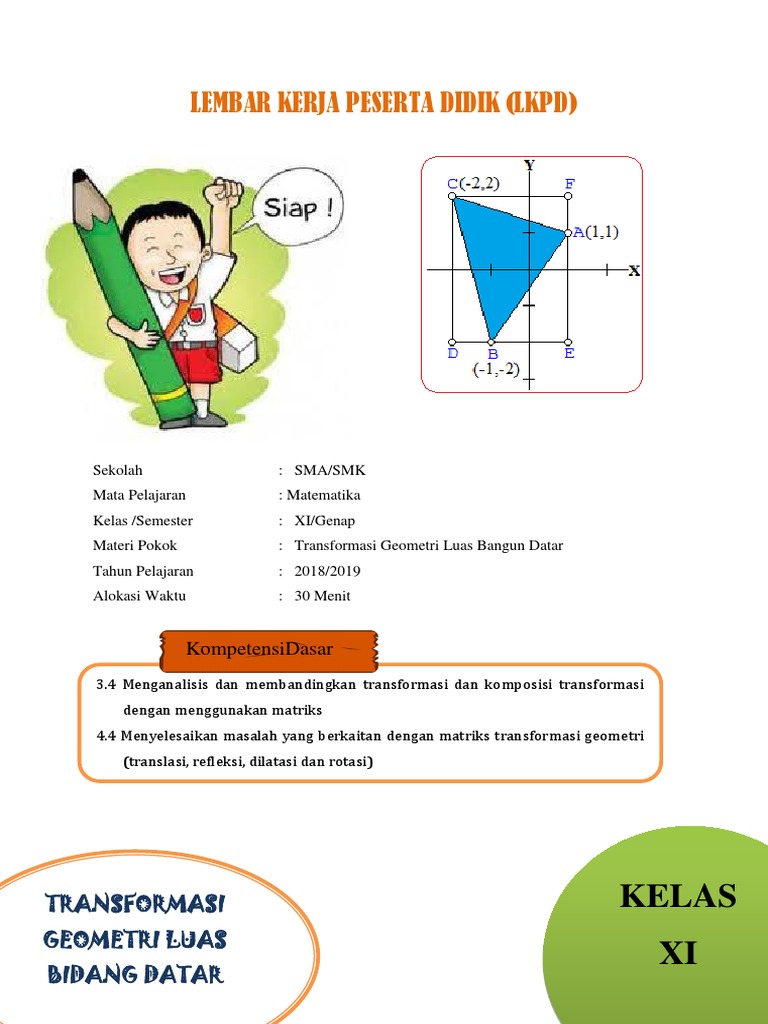 LKPD Transformasi Geometri | PDF
