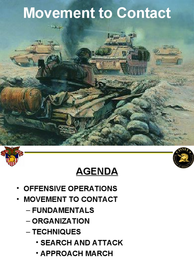 Movement To Contact: Department of Military Instruction | PDF ...