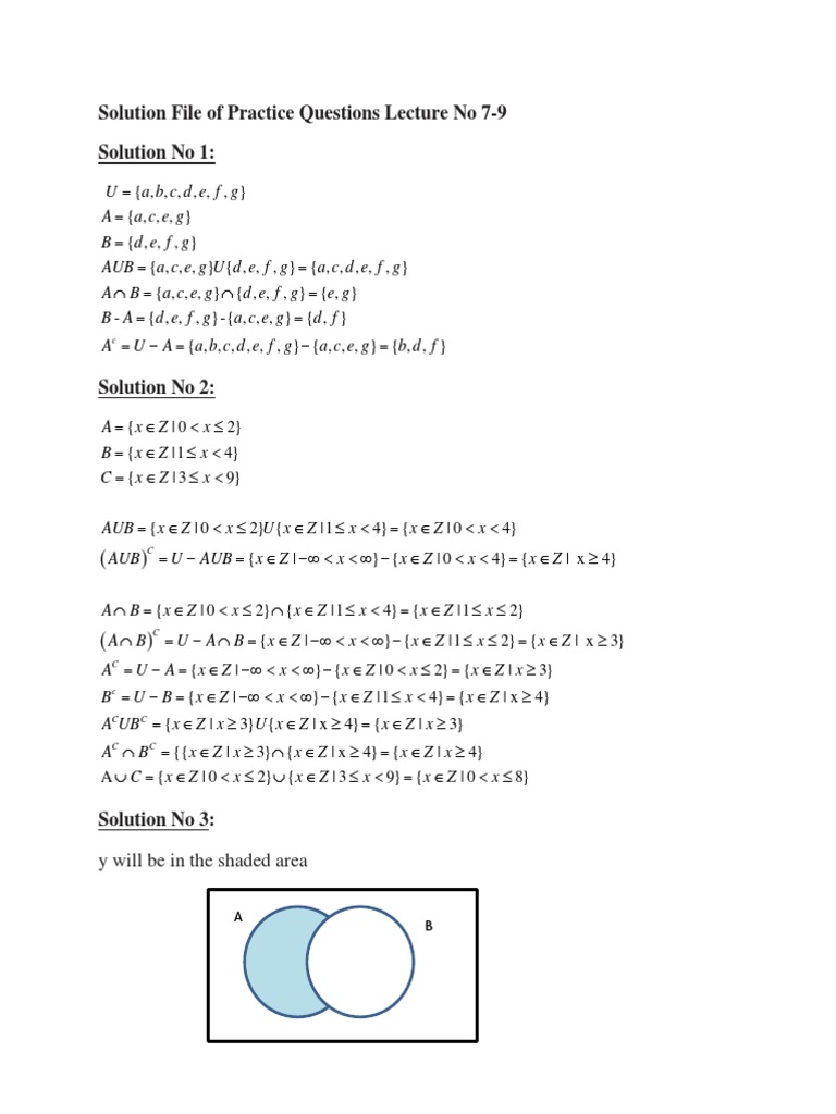 Discrete Mathematics Practice Question | PDF