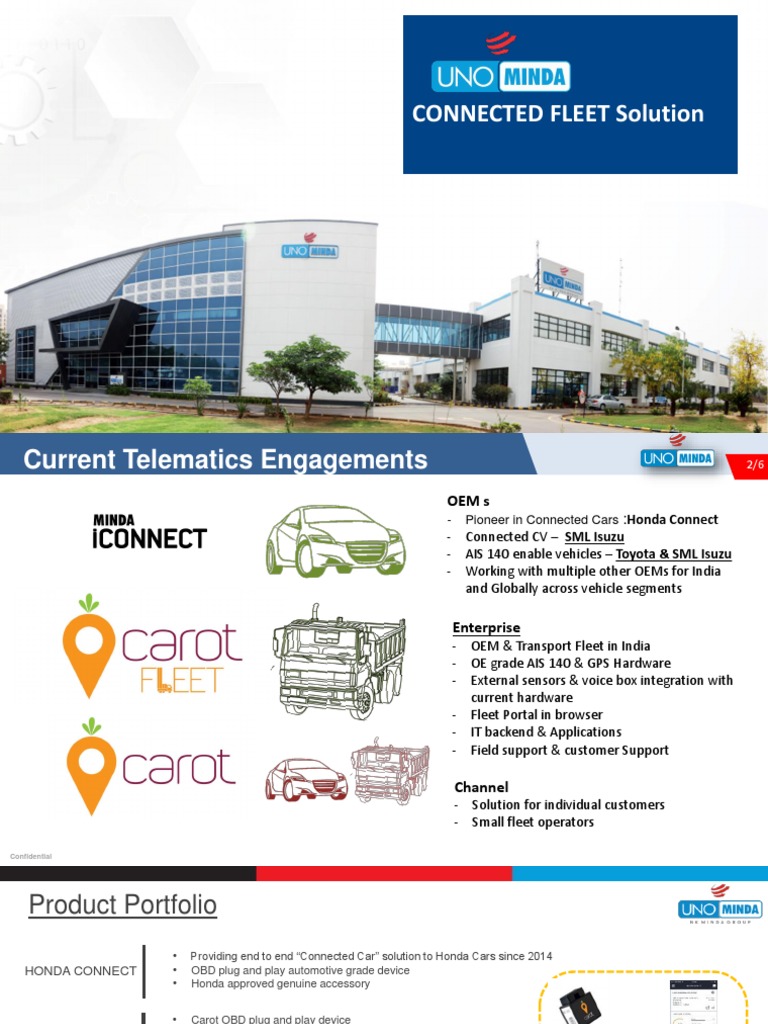 Connected Fleet Solutions Overview | PDF | Car | Vehicles